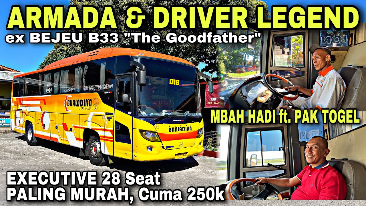 Armada & Driver Legend ️ Bus Executive 28 Seat Paling Murah ️| trip Bhaladika BD 018 - YouTube