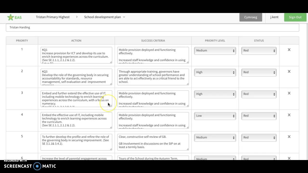 Creating a new School Development Plan - YouTube