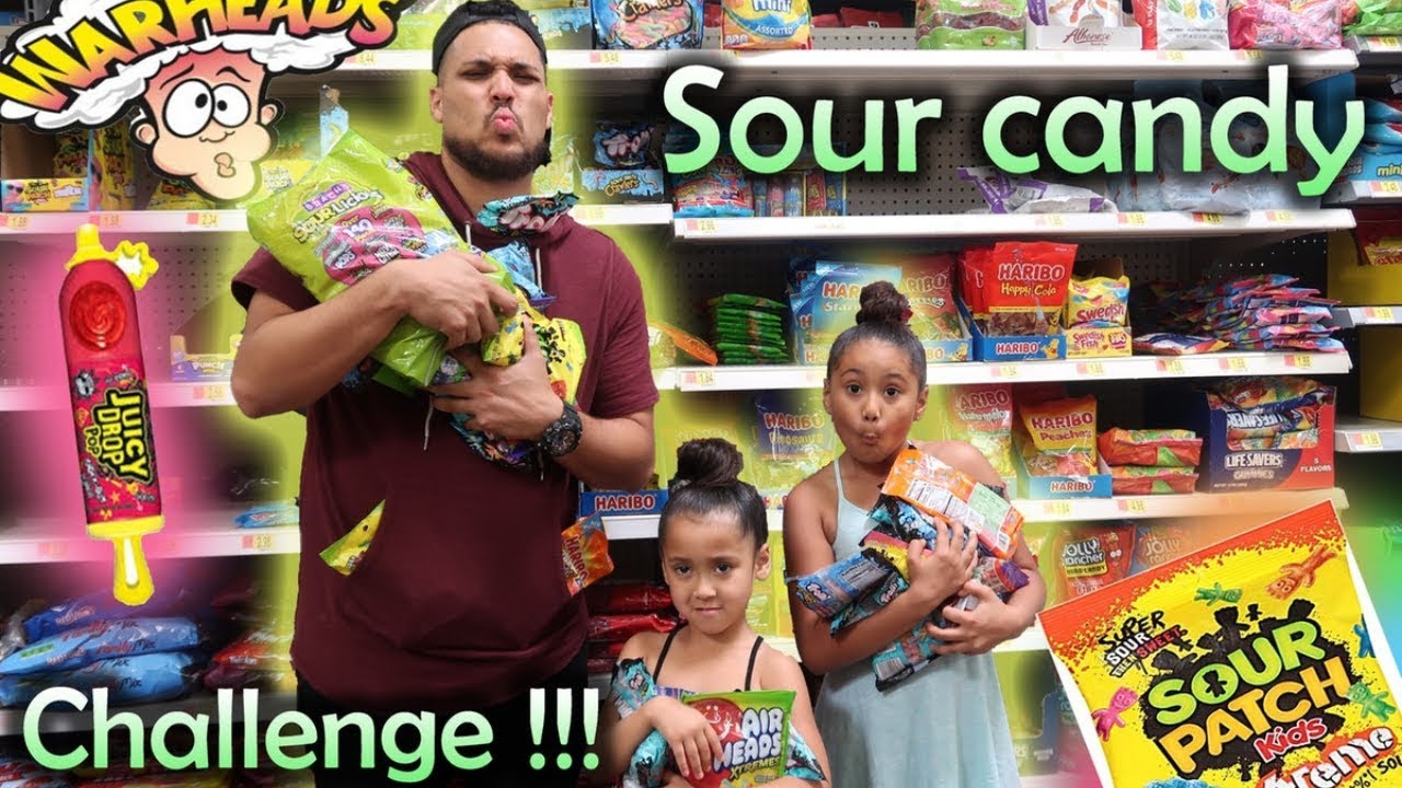 EXTREME!! SOUR CANDY CHALLENGE! - YouTube
