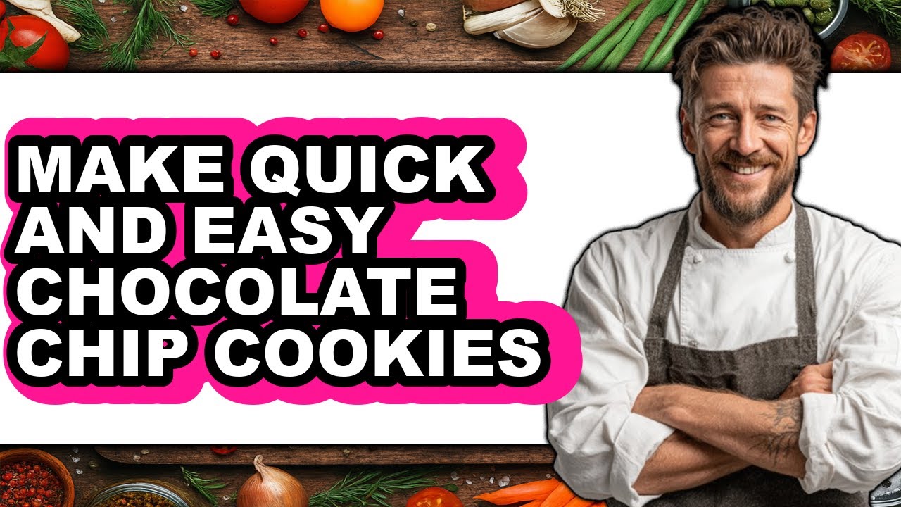 How to Make Quick and Easy Chocolate Chip Cookies - Step By Step - YouTube