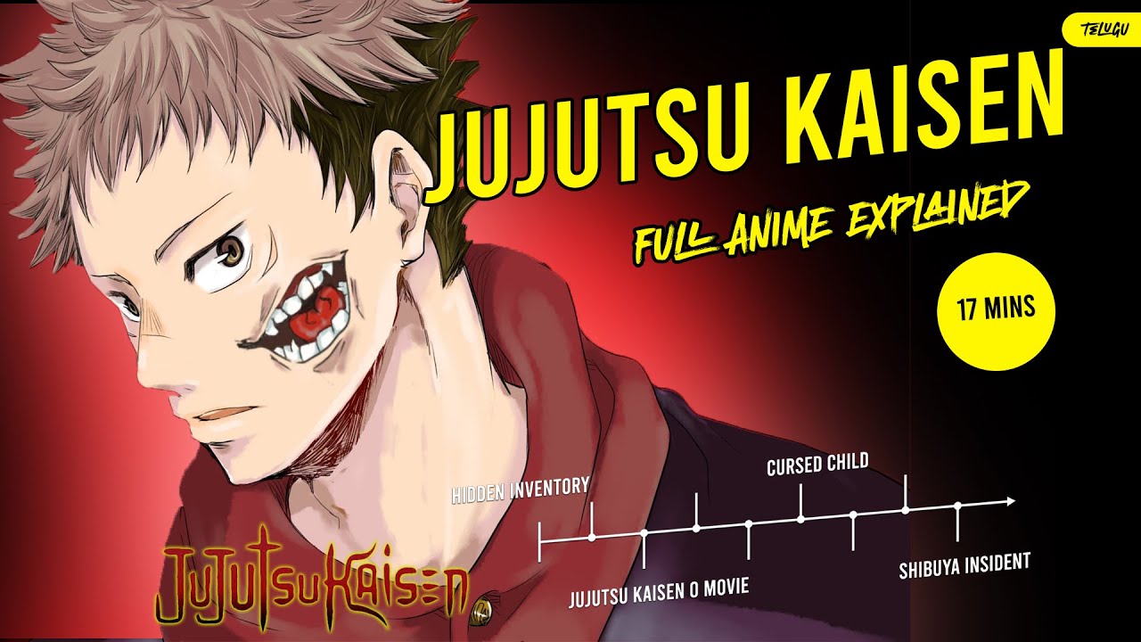 jujutsu kaisen full anime timeline explained in telugu | gojo sealed ...