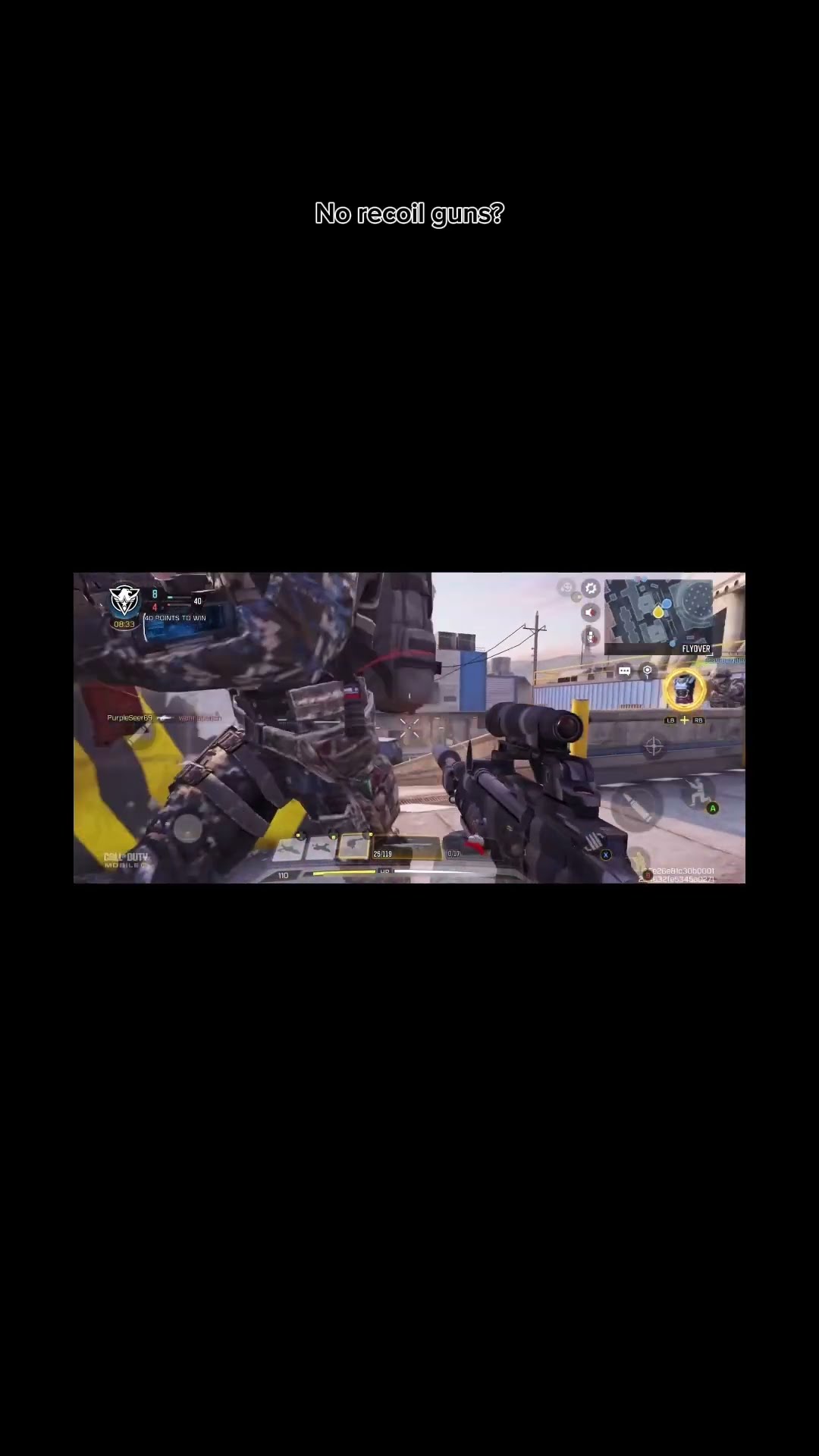 CODM No recoil guns #codm - YouTube