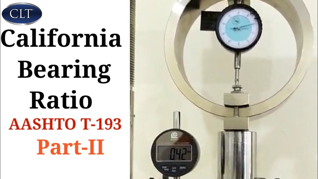 California Bearing Ratio (CBR) AASHTO T-193 (Part II) | Adnan Khan ...