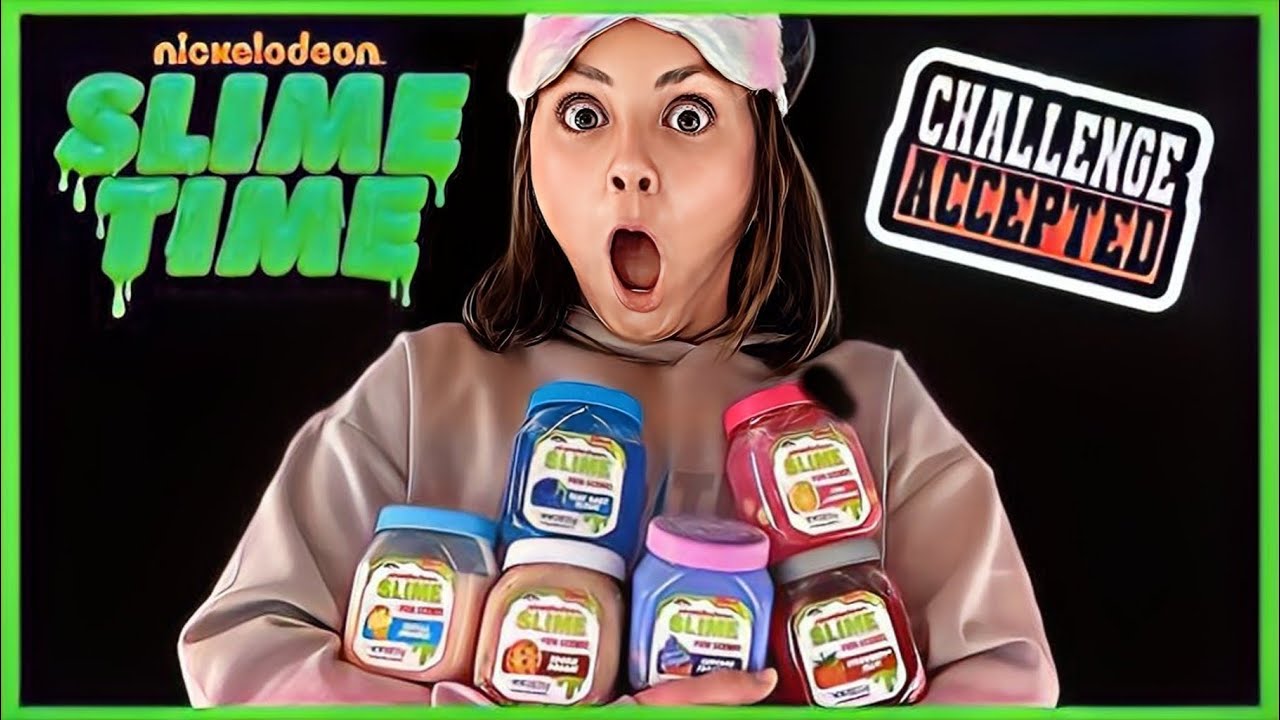 Food Slime?! We're Taking the Nickelodeon Slime Challenge! - YouTube