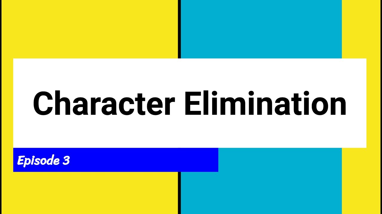 My Character Elimination Viewer Voting Episode 3 - YouTube