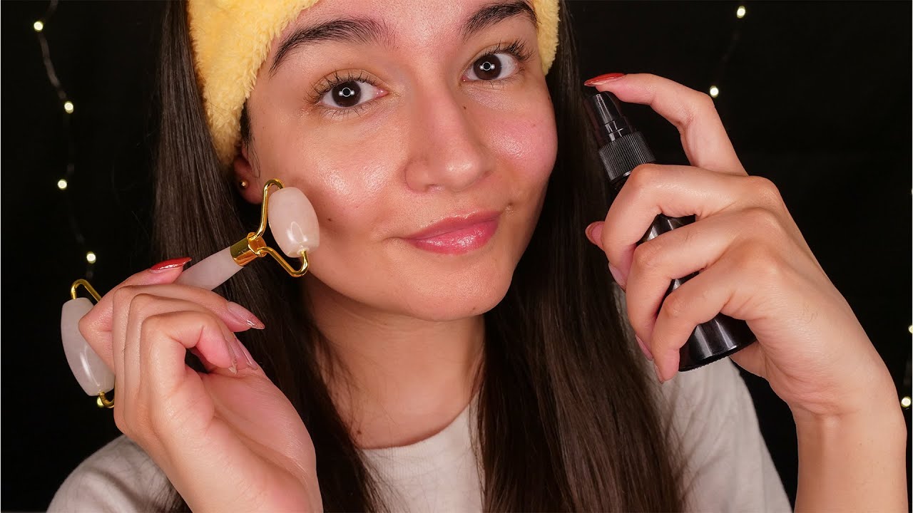 ASMR My CURRENT Skincare Routine | Relaxing Pampering Session ...