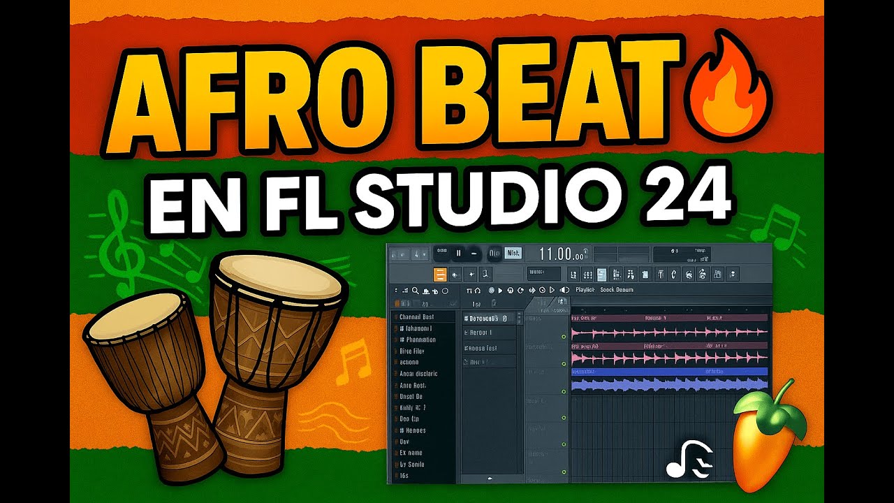 Cómo Hacer un Afro Beat en FL Studio 24 🔥 2025 Tutorial Fácil y ...