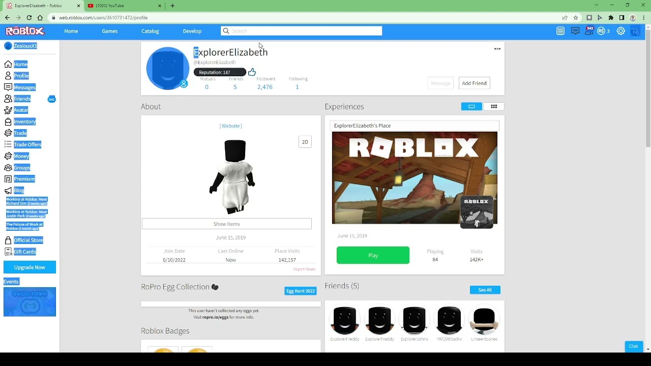 Explorer Elizabeth is online... - YouTube