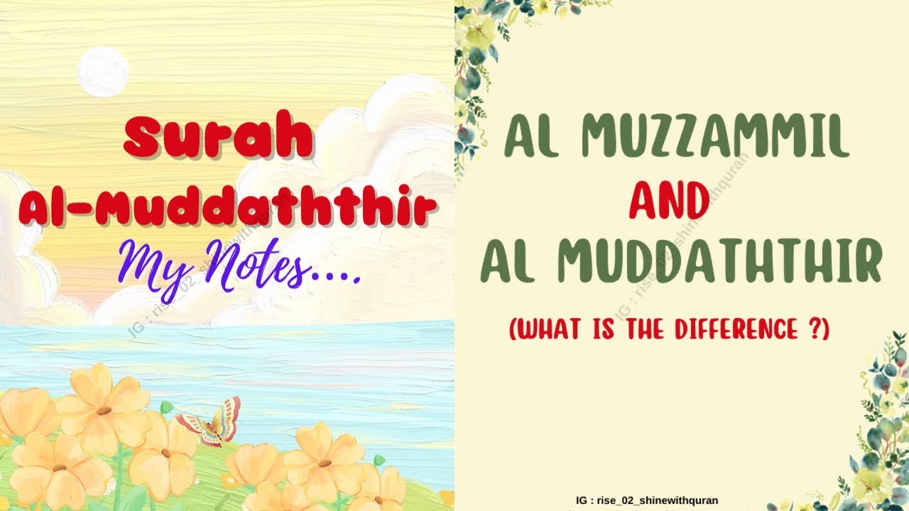 Quran Journaling- Surah Al Muddaththir - A Summary of- Key Discussions ...