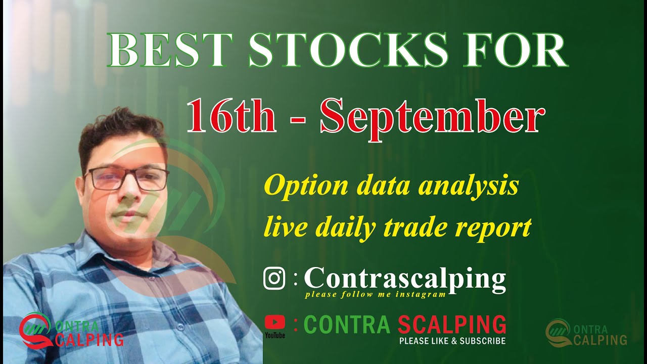 Best Stocks for 16th September 2024 - YouTube