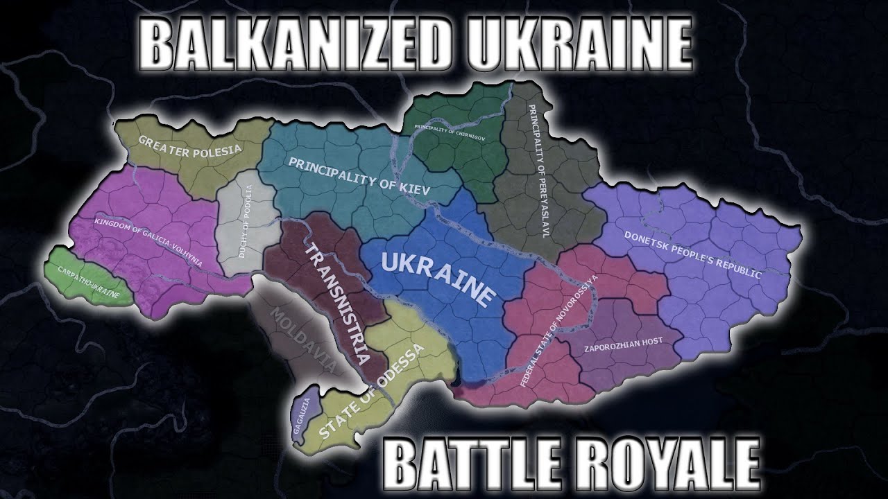 Balkanized Ukraine Battle Royale - Hoi4 Timelapse - YouTube