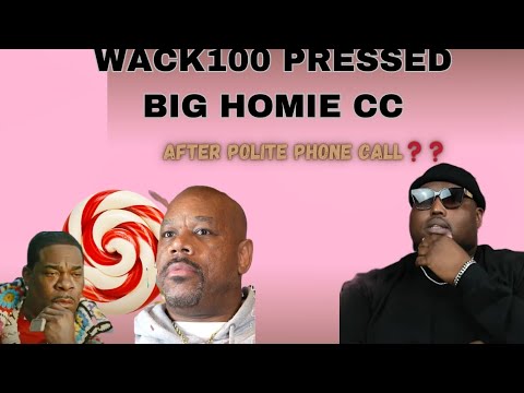 Wack100 PRESSED Big Homie cc over BUSTA RHYMES Being🌈 ️ Luce Cannon Set ...