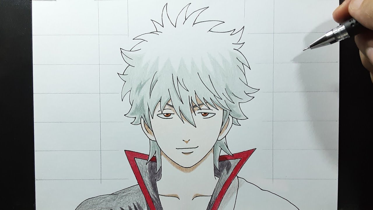 how to draw Gintoki - YouTube