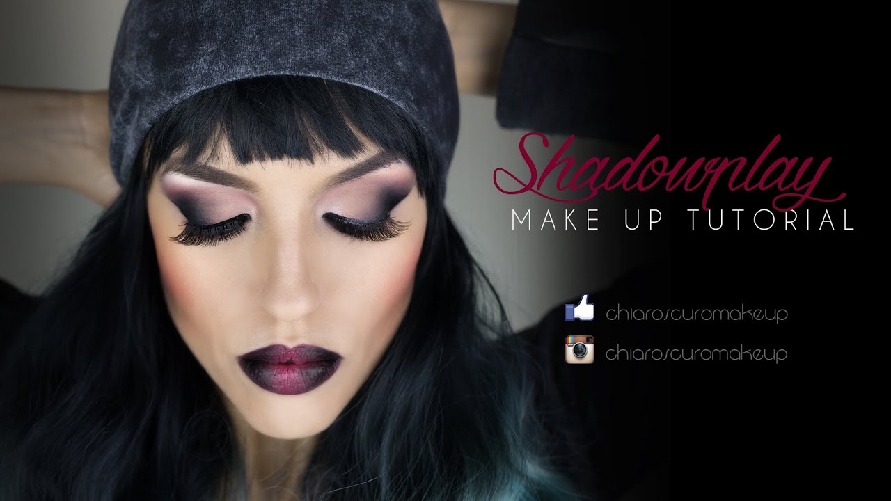 SHADOWPLAY Make Up Tutorial | Dark smokey eyes | Ombre lips - YouTube