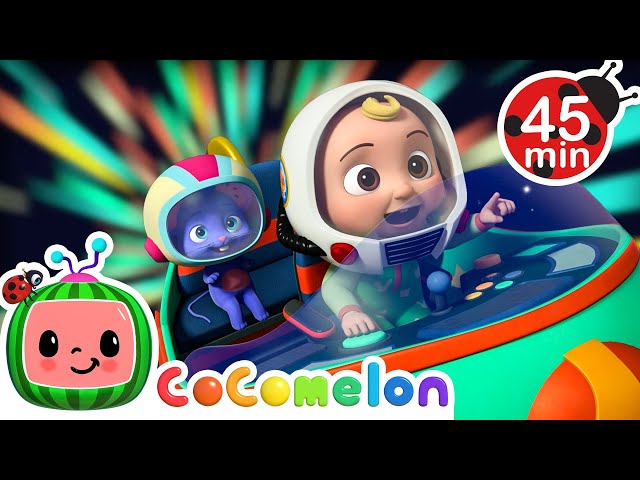 Flying in my Super Rocket Ship 🚀 | CoComelon Animal Time | Animals for ...
