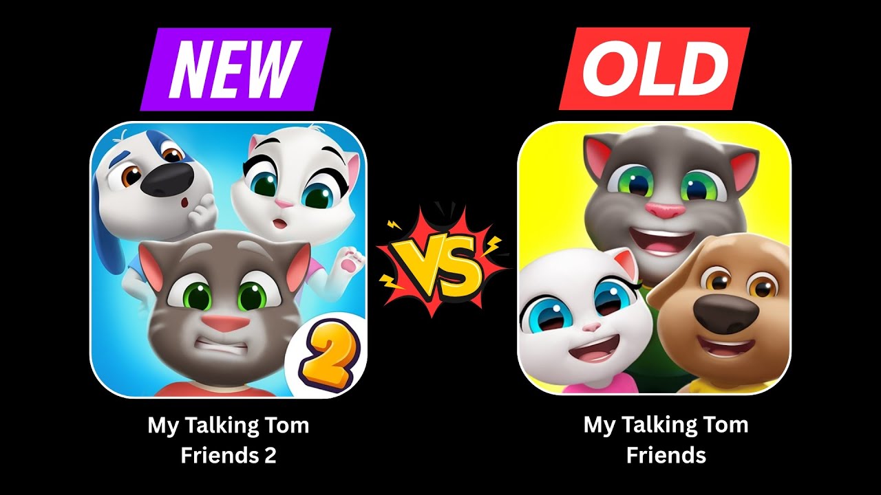 My Talking Tom Friends 2 Vs My Talking Tom Friends Game - YouTube
