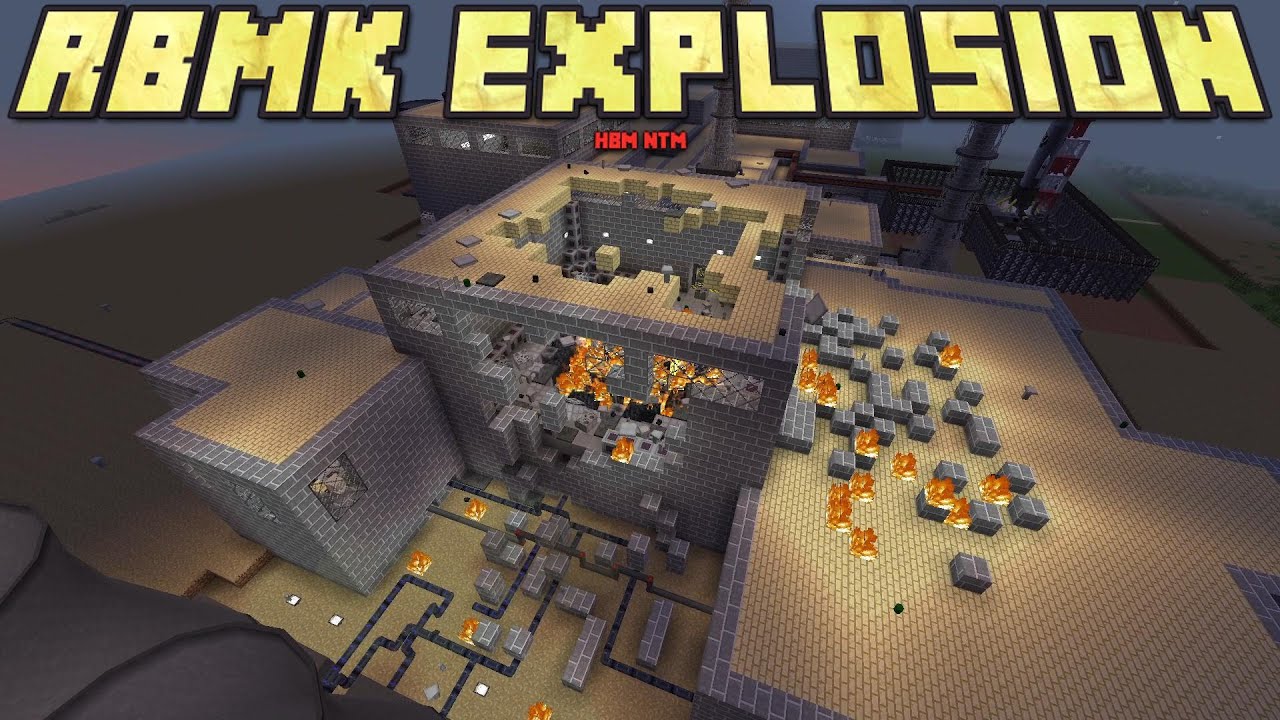 RBMK Explosion ||HBM NTM|| Short Minecraft Film - YouTube