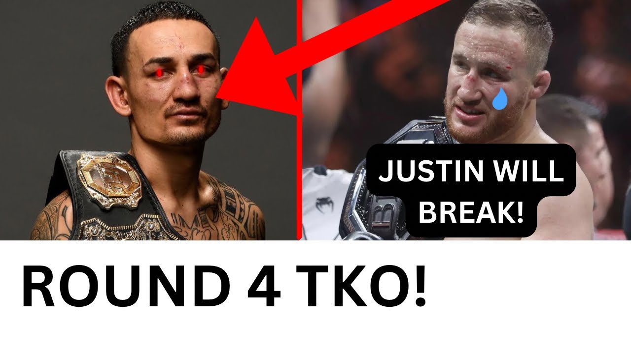 I Think Max Holloway Will KO Justin Gaethje This Weekend! Prediction ...