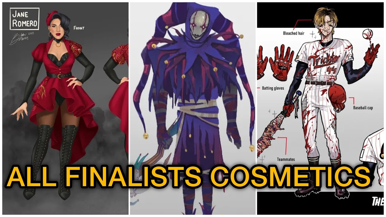 ALL COMMUNITY COSMETIC FINALISTS | Dead by Daylight - YouTube