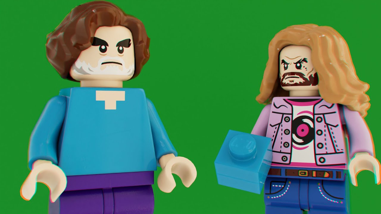 "I am Steve" in LEGO (Minecraft Movie Blender Animation) - YouTube