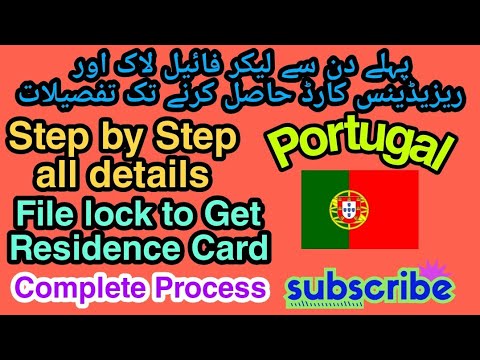 Portugal file lock to Residence Card | Complete Process | Traveler777 ...