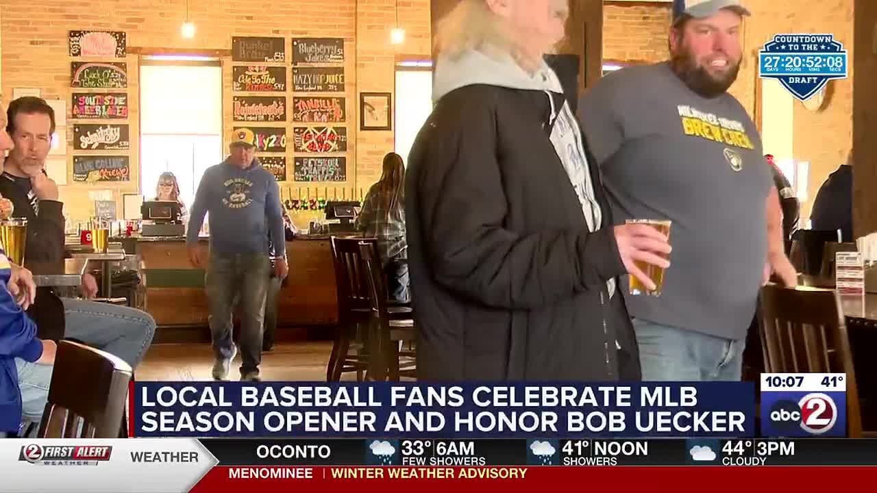 Local baseball fans celebrate MLB season opener and honor Bob Uecker ...