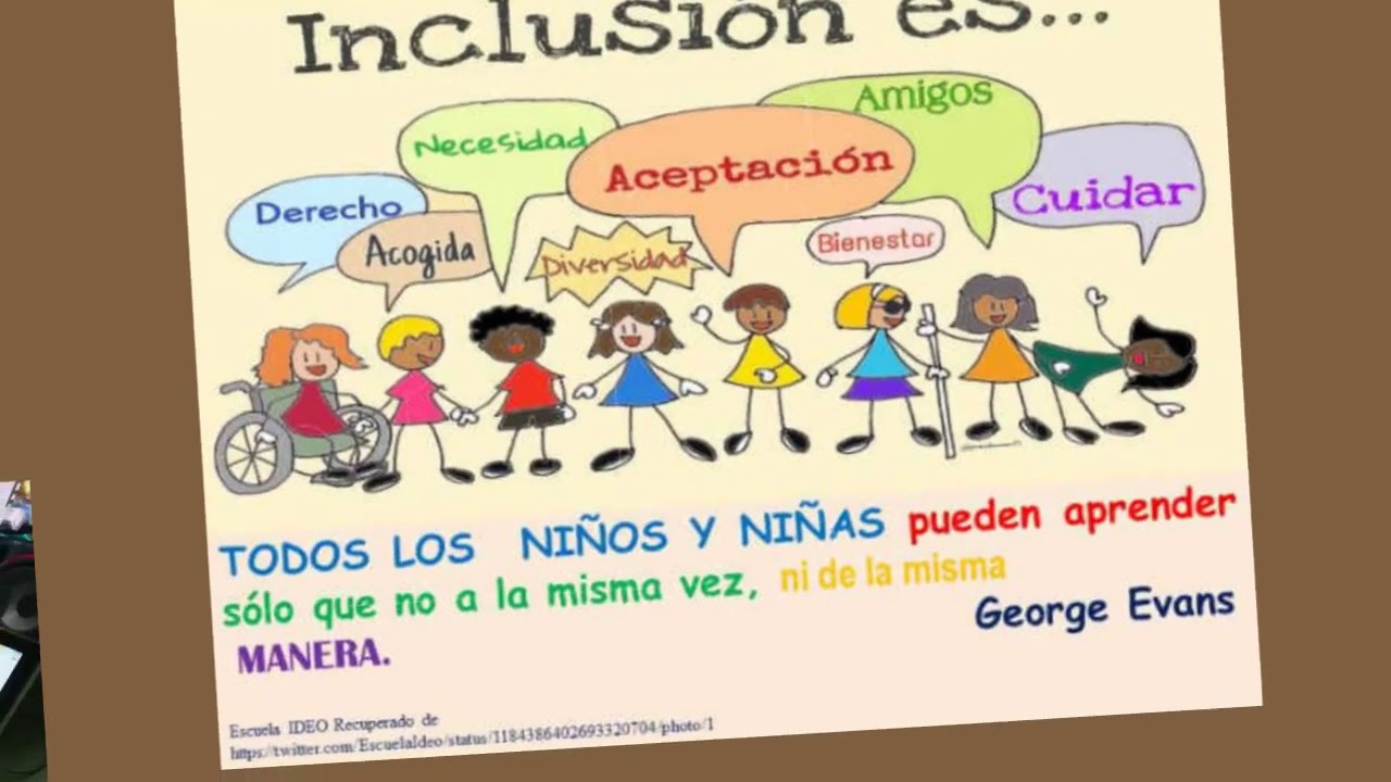 Aprendamos sobre inclusión. - YouTube