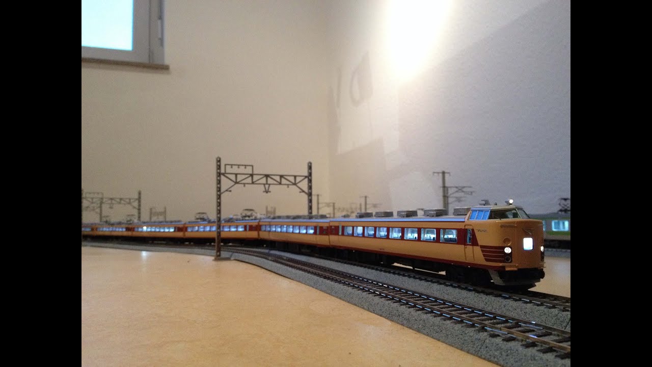 TOMIX HO 485系200番台 サウンド仕様 - Type 485-200 JNR Express EMU with sound decorders - YouTube