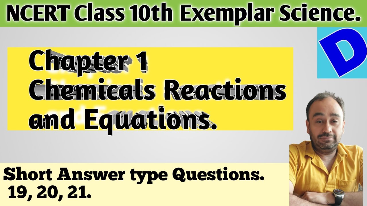 Chemical Reactions and Equations. | CBSE SCIENCE Class 10th.| Chapter 1 ...