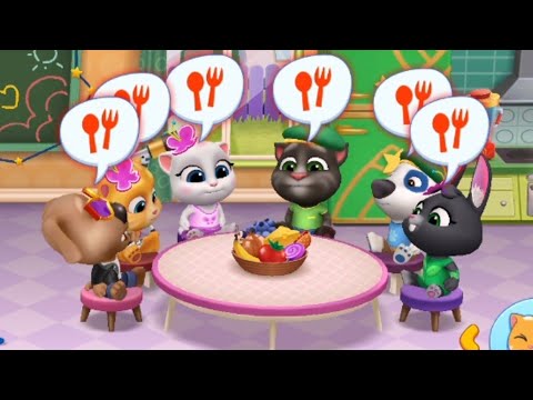 My Talking Tom Friends Android gameplay Day#99 Fruits⏲️A long ...