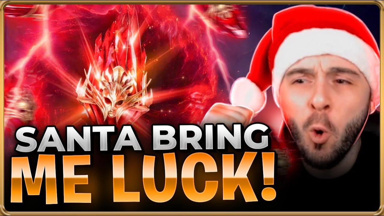 SANTA We WANT MYTHICAL Champions... Raid: Shadow Legends - YouTube