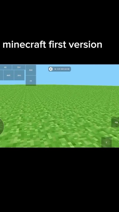 Minecraft first version - YouTube