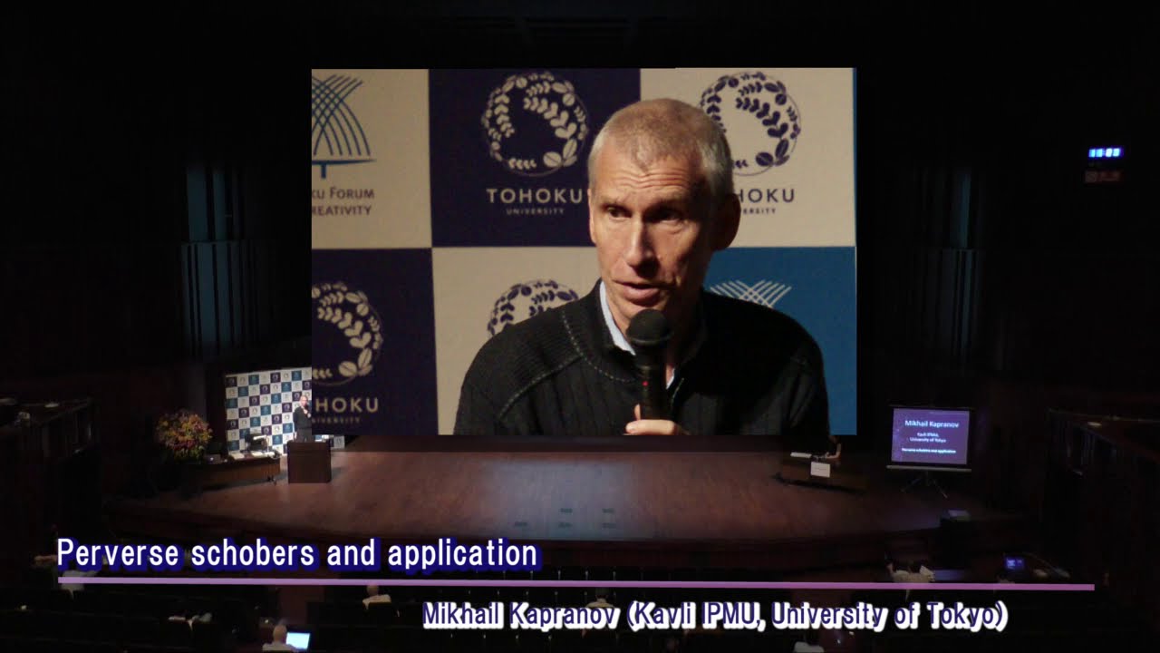 Perverse schobers and application - Mikhail Kapranov - YouTube