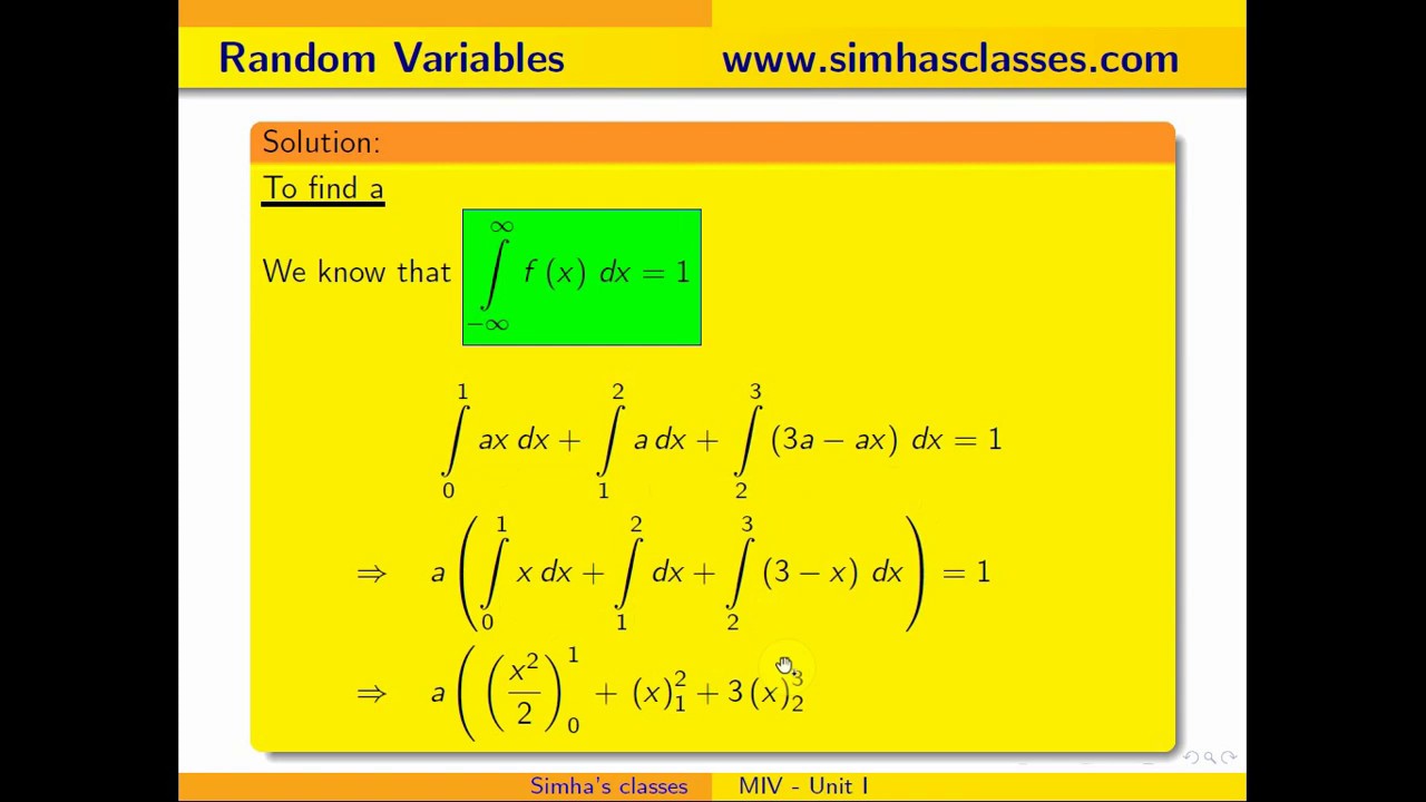 #CDF,Find Cumulative Distribution Function (CDF) - YouTube