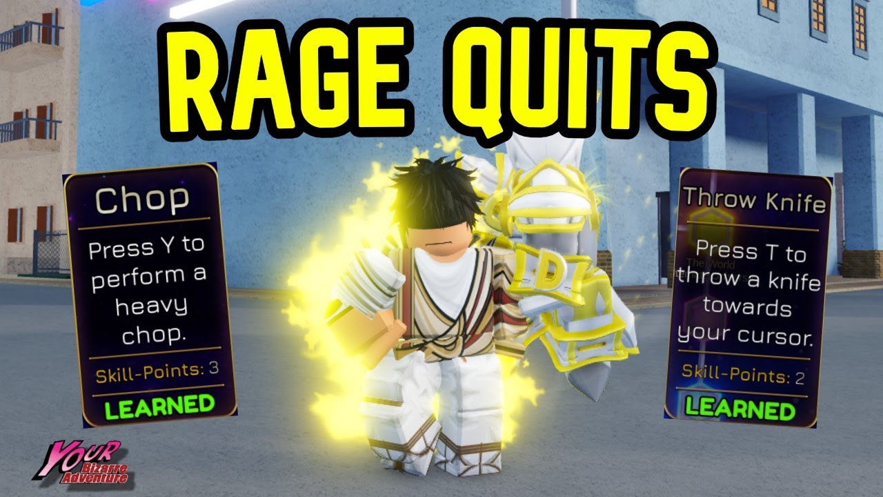 [YBA] Twau Boxing makes people RAGE QUIT... - YouTube