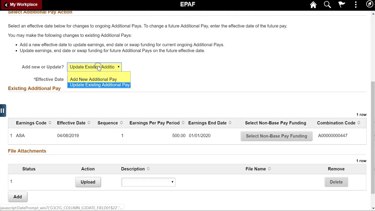 GT eForms™ Demo: PeopleSoft Supplemental Pay eForm - YouTube