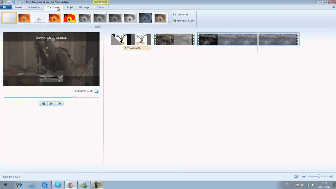 TUTO : Windows Live Movie Maker - YouTube