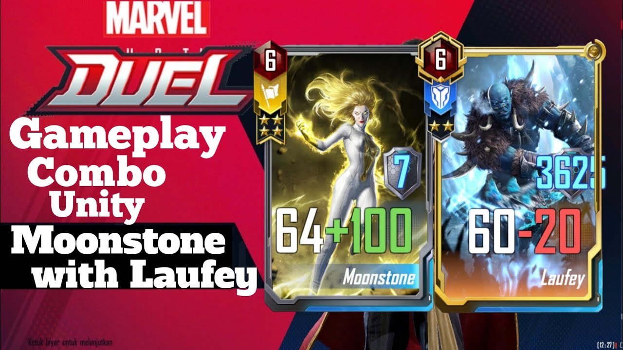 Marvel Duel | Gameplay Combo Unity Moonstone with Laufey - YouTube
