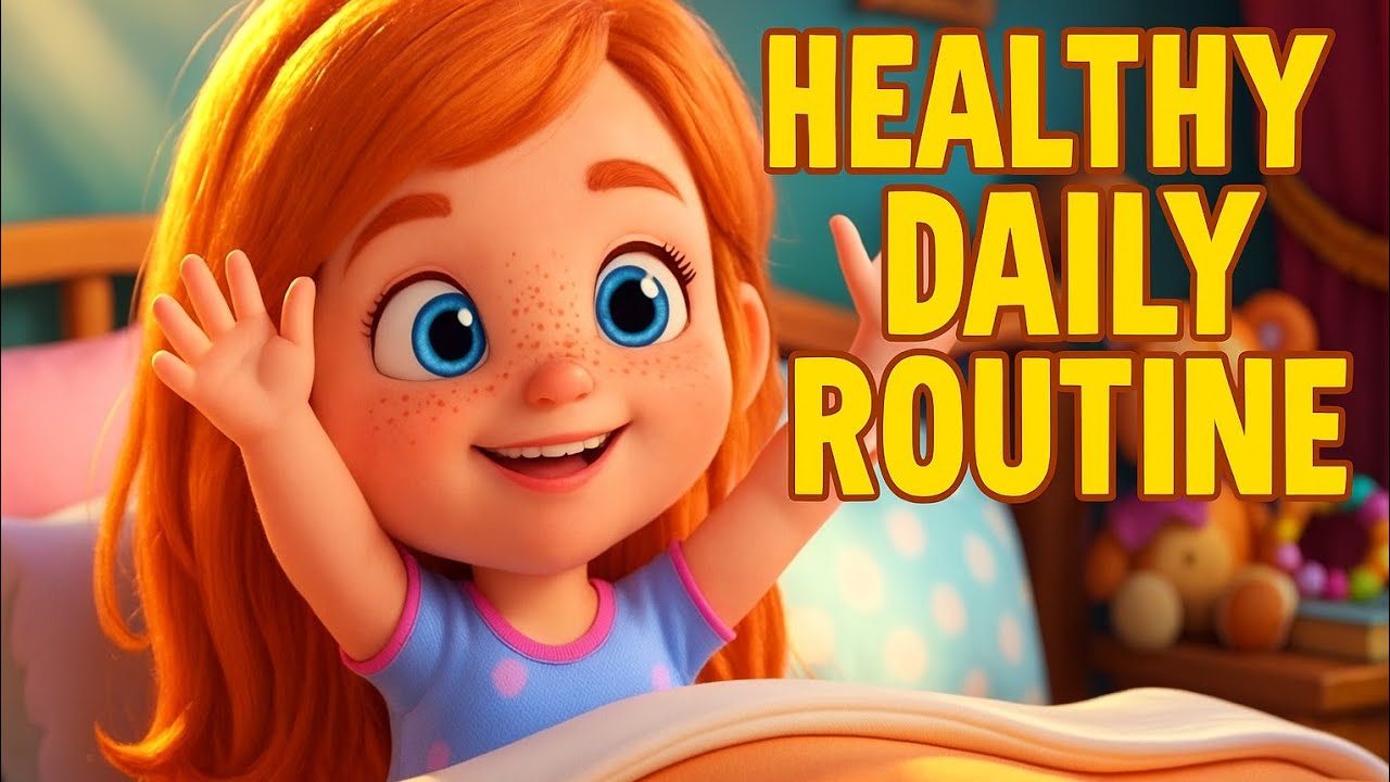 Healthy Daily Routine | Kids Morning Routine Song | Preschool Learning ...