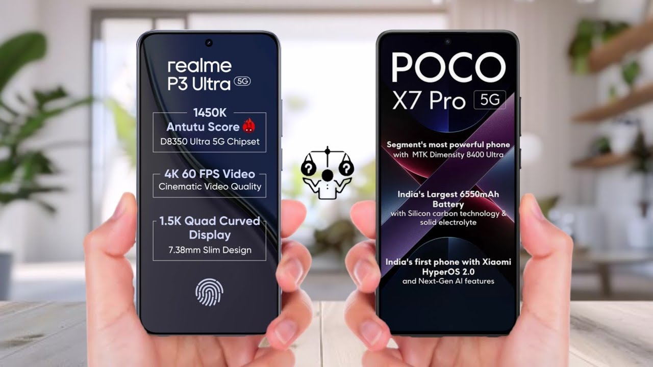 Realme P3 Ultra Vs POCO X7 Pro || Specs Comparison || - YouTube