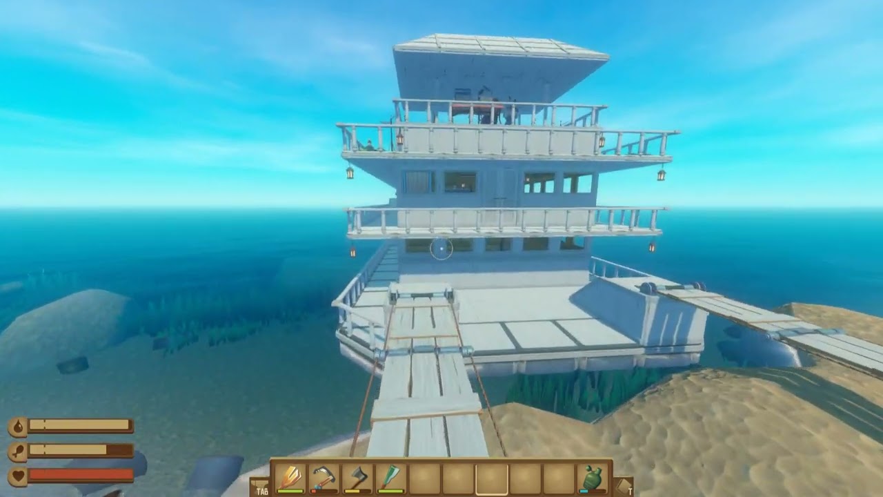 Raft: Mega ship update and new riverboat - YouTube