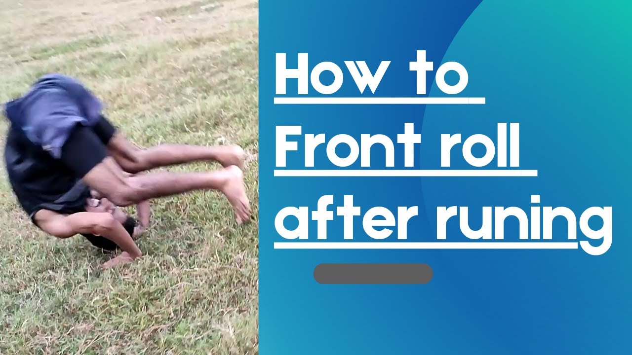 How to front roll after runing -- Defence & sports, #exercise#frontroll ...