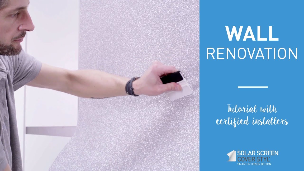 How to renovate a wall with Cover Styl'® adhesive coverings? - YouTube