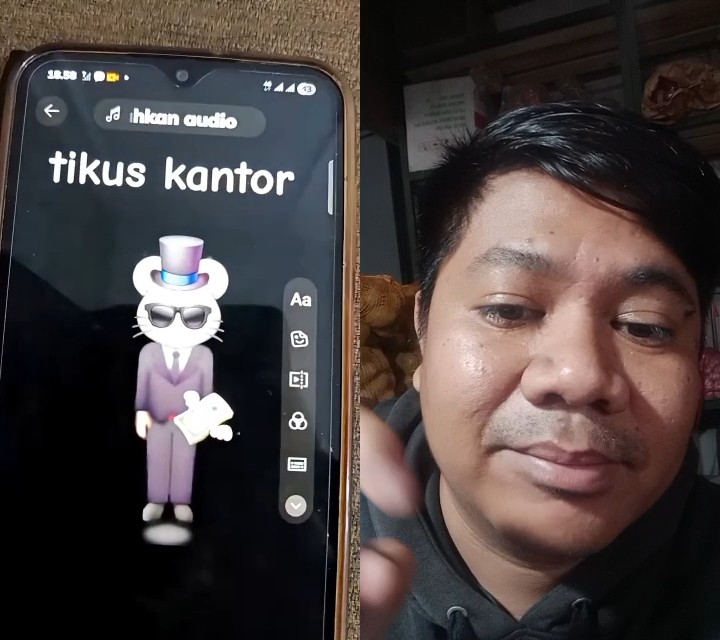 WOW LIHAT INI PROSES MEMBUAT EMOJI TIKUS KANTOR ⁉️😱#funny #lucu # ...