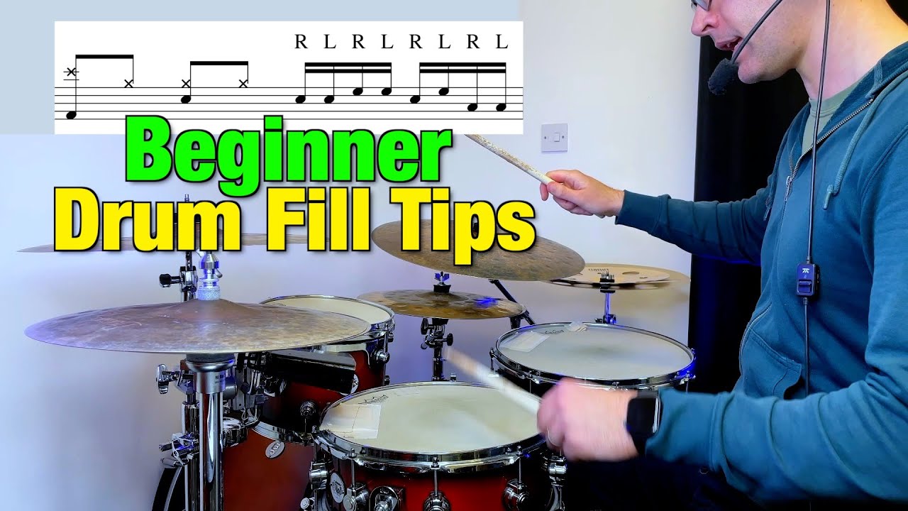 Some Beginner Drum Fill tips - DRUM LESSON - YouTube
