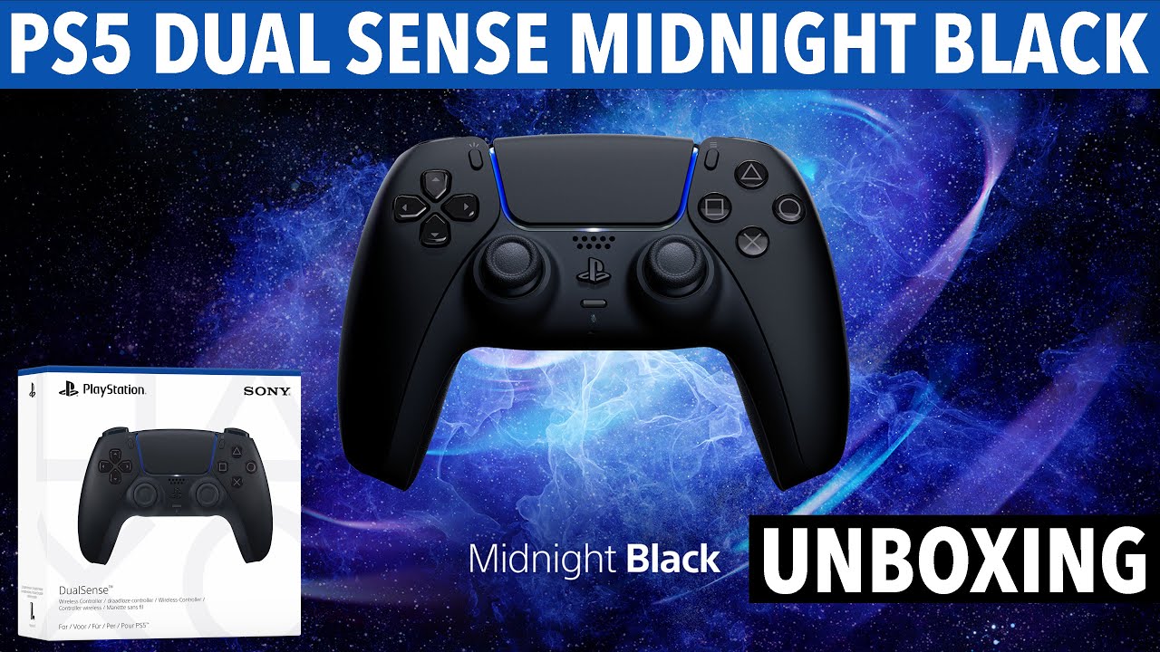 Sony PlayStation 5 DualSense Wireless Controller Midnight Black | PS5 ...
