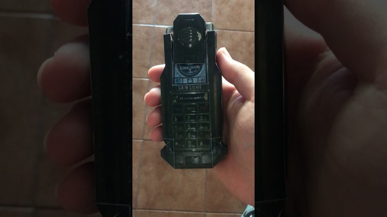The Matrix Reloaded Phone Papercraft - YouTube