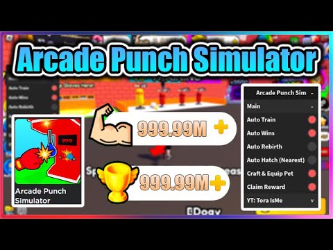 🥊 Arcade Punch Simulator Script - Auto Wins | Auto Train & More - YouTube
