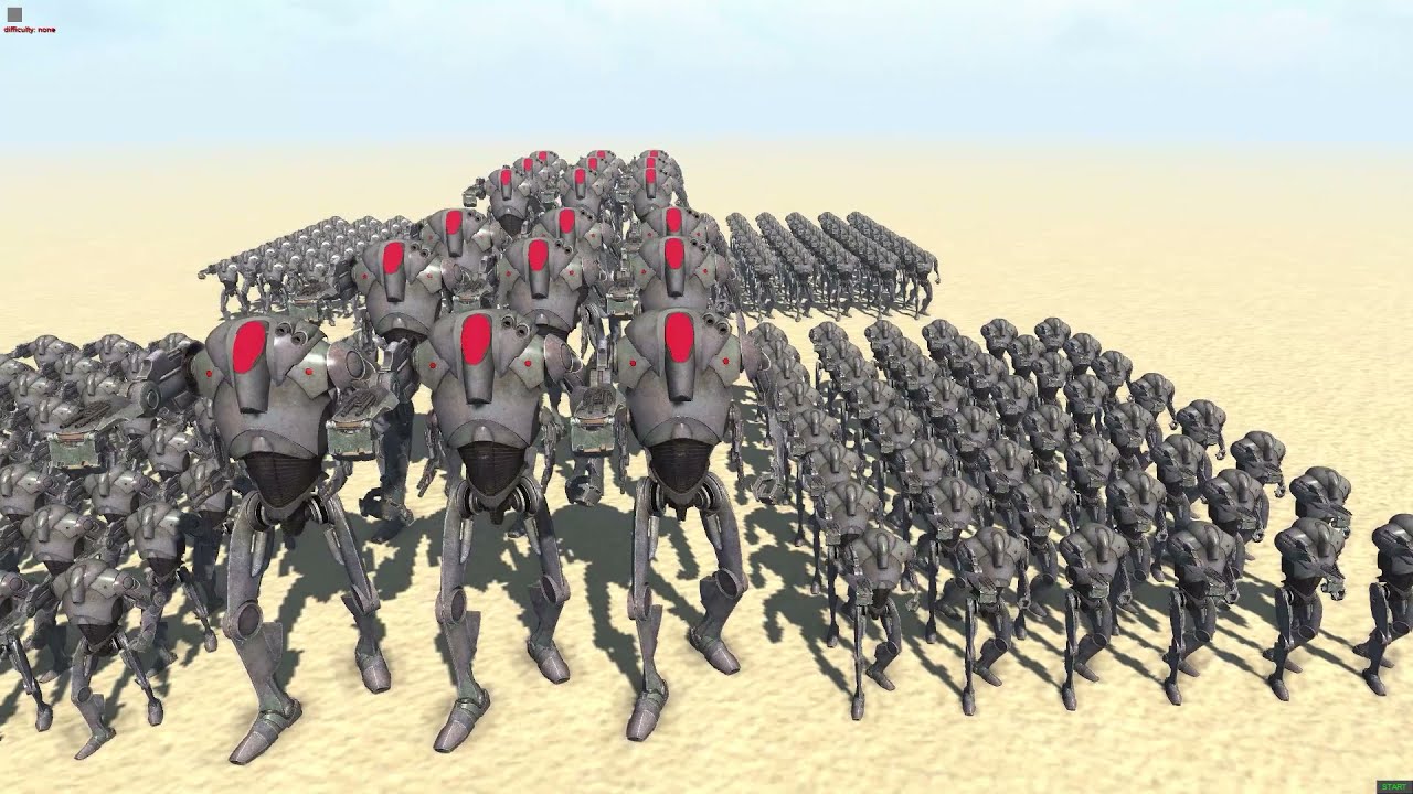 B-3 Ultra Battle Droid Demonstration - MOW AS2 - ASV Star Wars Mod ...