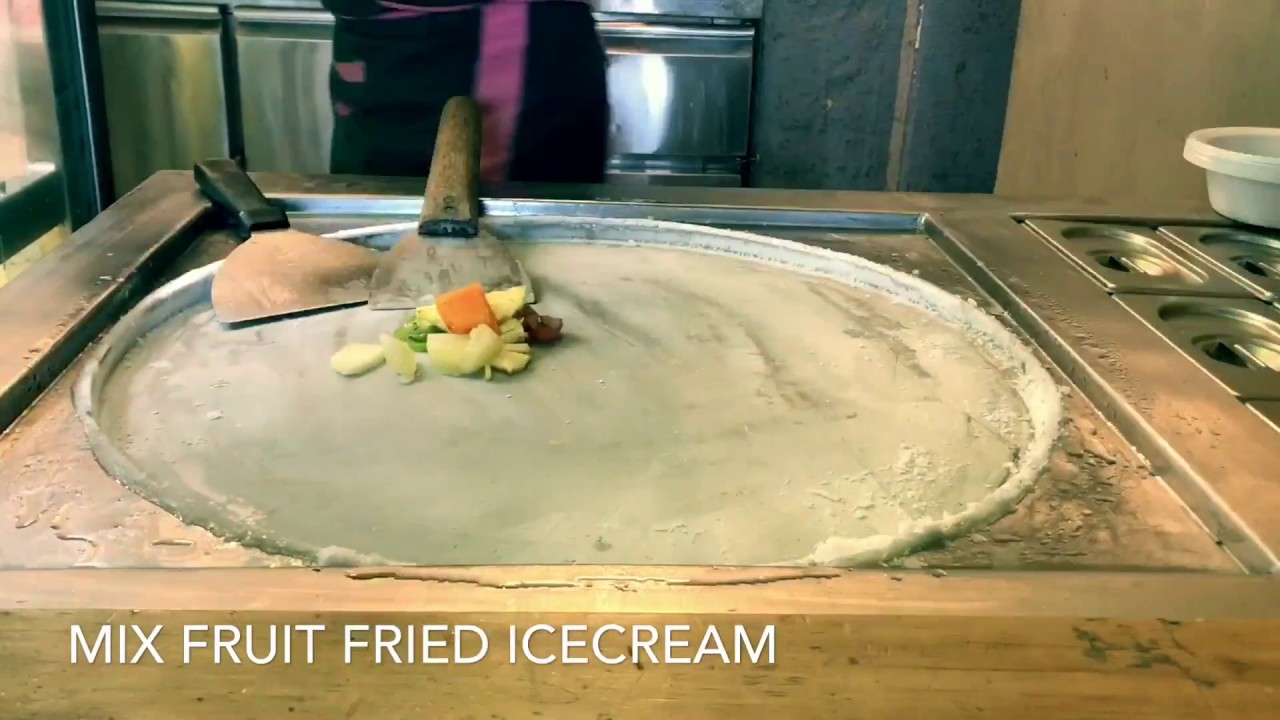 Mixed Fruit Fried Ice cream | Kailash Sarovar, Bandra Kurla Complex ...